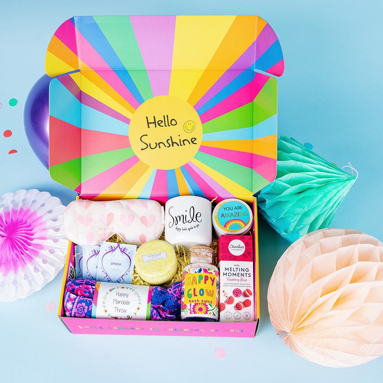 Confetti Explosion Little Box of Happiness Hamper & Gift Baskets ...
