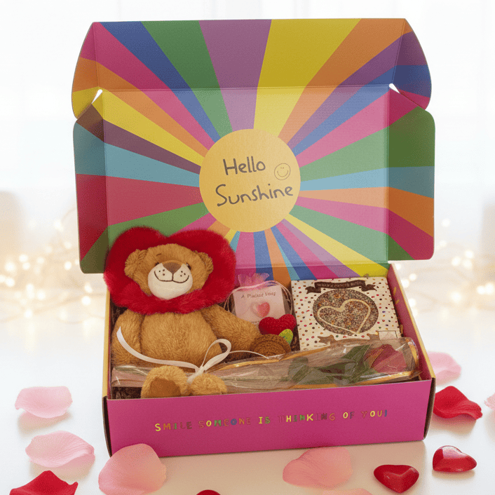 Exploding Confetti Valentines Day Sending Love Hamper & Gift Baskets ...